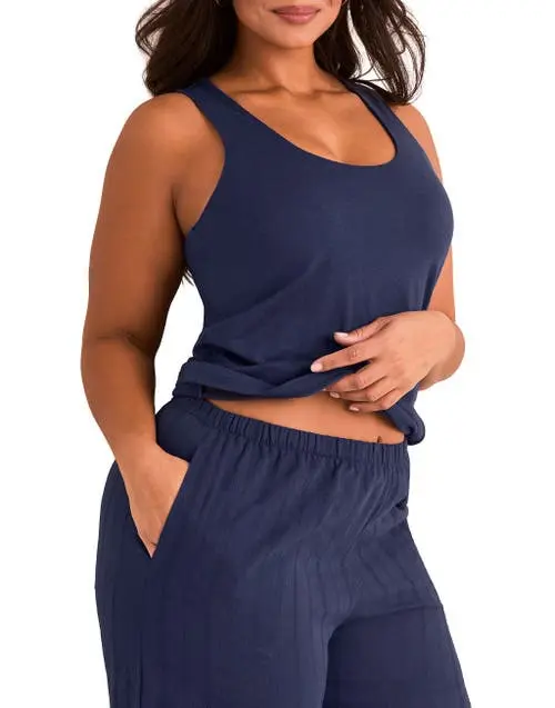 ADORE ME Kirsten Pajama Set - Dark Blue