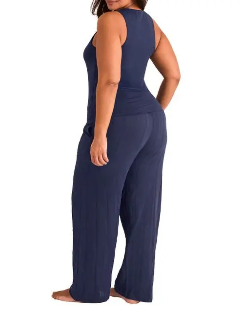 ADORE ME Kirsten Pajama Set - Dark Blue