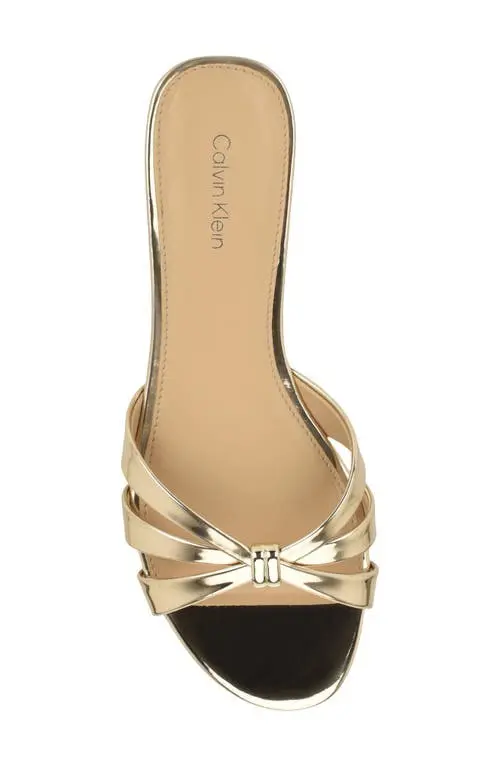 Calvin Klein Petula Slide Sandal - Gold
