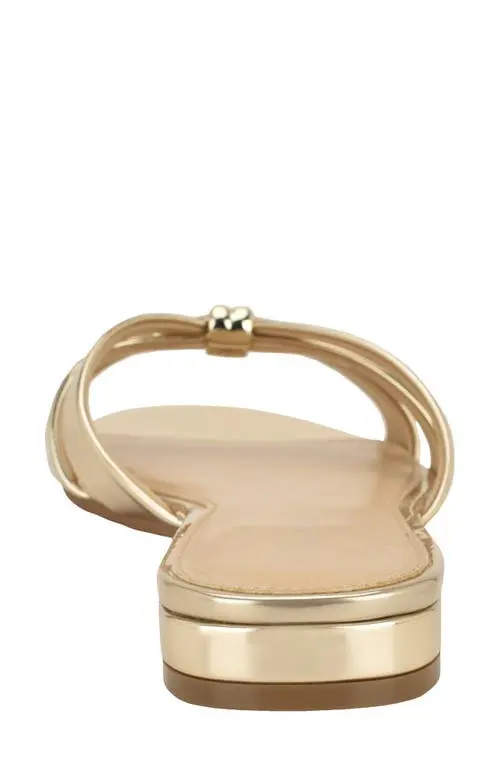 Calvin Klein Petula Slide Sandal - Gold