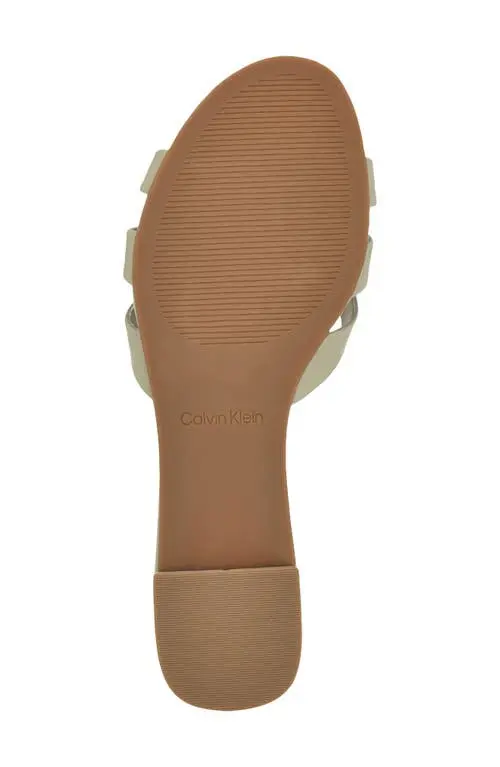 Calvin Klein Petula Slide Sandal - Light Green