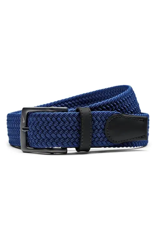 Nike Tour Woven Stretch Belt - Navy