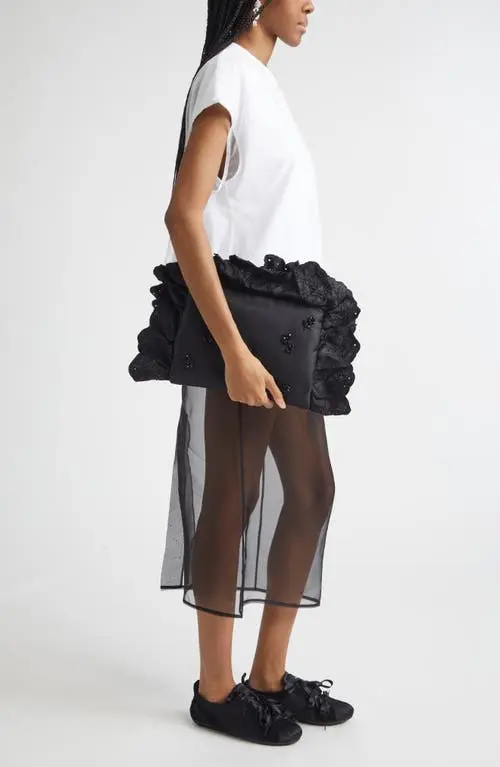 Simone Rocha Pillowcase Clutch - Black/jet
