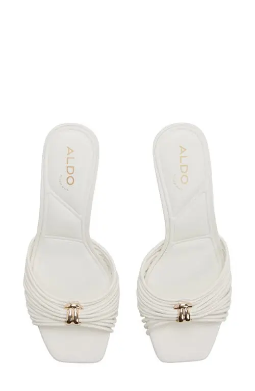 Aldo Arianna Slide Sandal - White