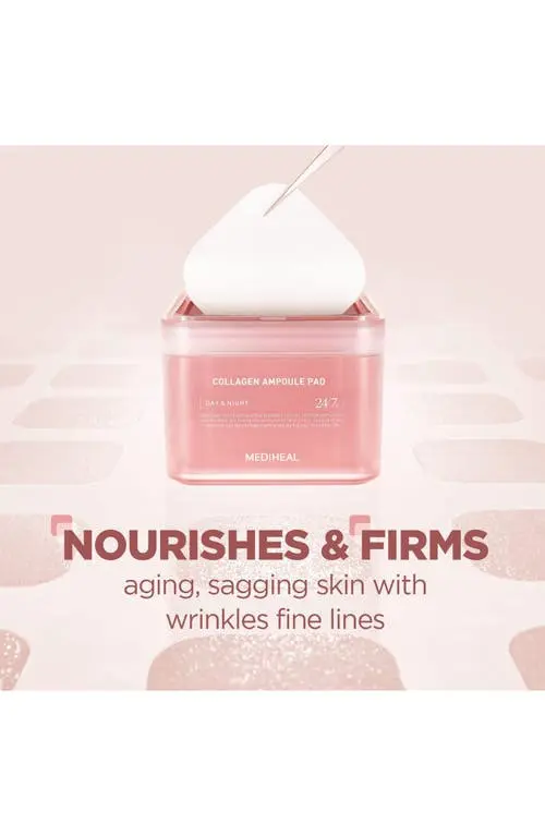 MEDIHEAL Collagen Ampoule Pad - Pink