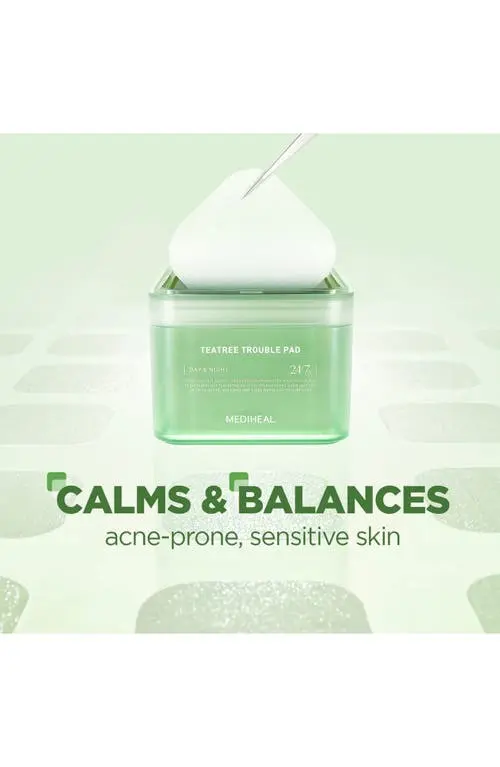 MEDIHEAL Teatree Trouble Pads - Mint