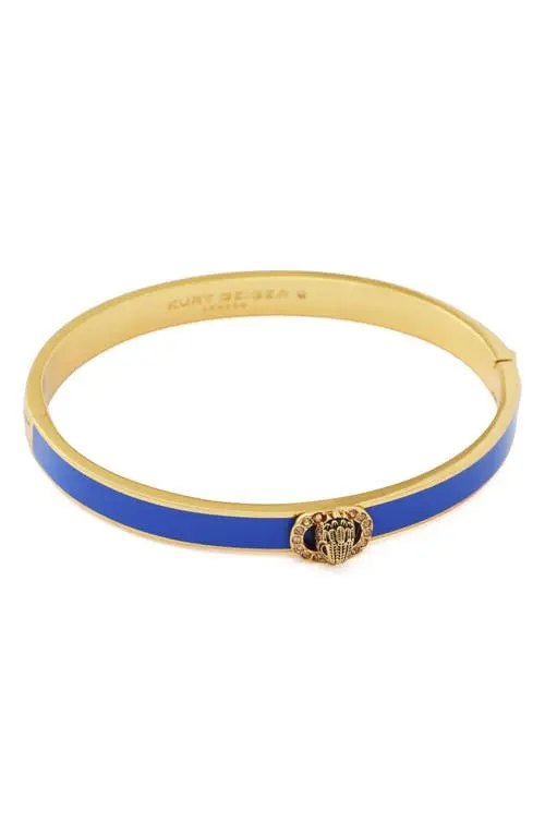 Kurt Geiger Chelsea Enamel Hinged Bangle - Blue