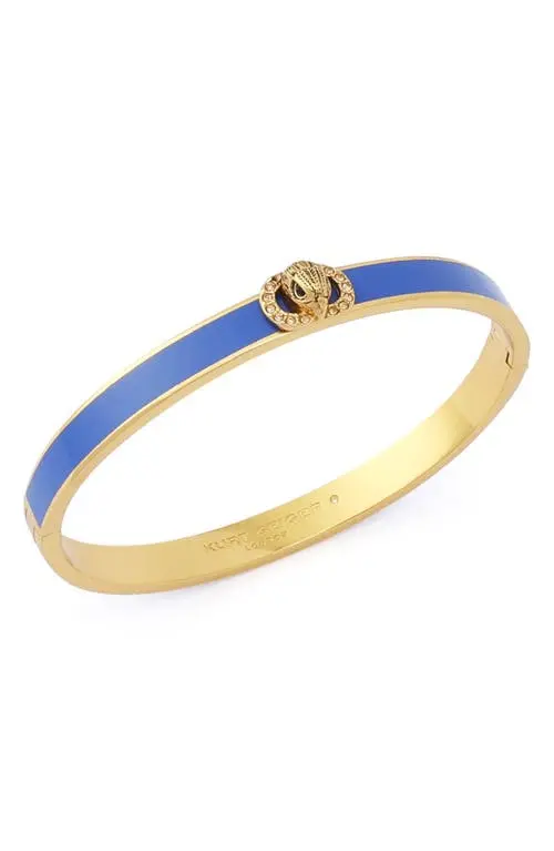 Kurt Geiger Chelsea Enamel Hinged Bangle - Blue