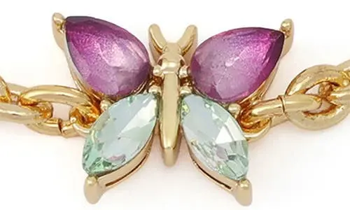 Kurt Geiger Butterfly Pendant Chain Bracelet