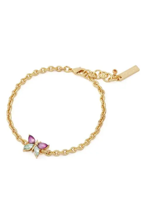 Kurt Geiger Butterfly Pendant Chain Bracelet