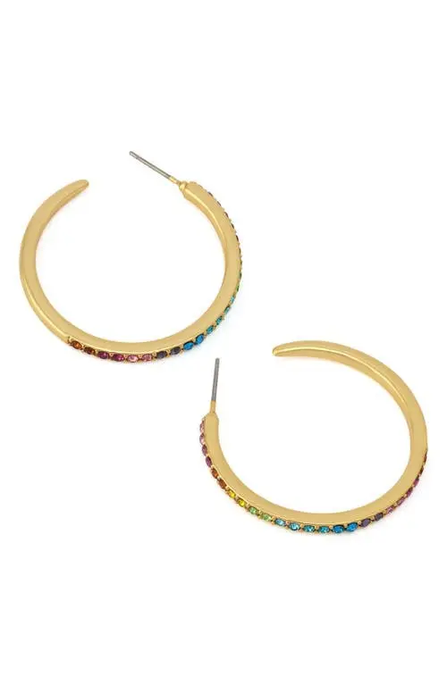 Kurt Geiger Medium Pavé Hoop Earrings