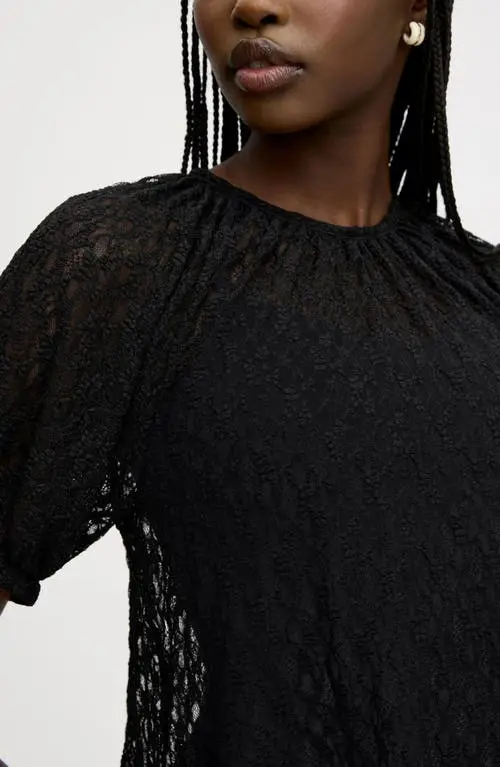 Sam Edelman Semisheer Stretch Lace Top
