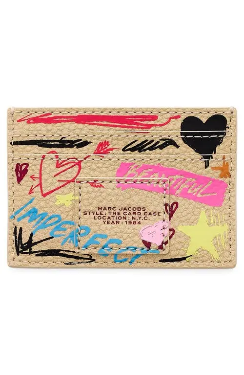 Marc Jacobs The Punk Scribble Card Case