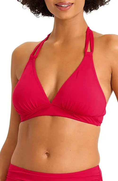 Tommy Bahama Double Strap Halter Bikini Top - Rosso Vivo
