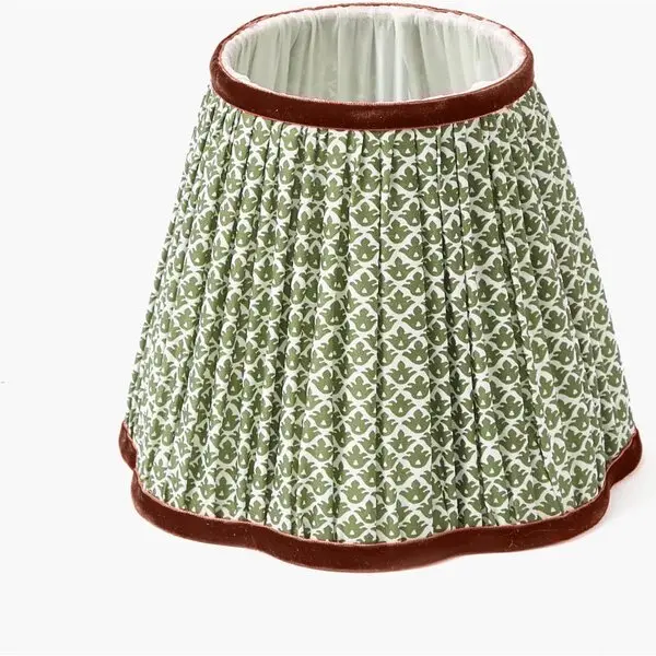 MRS. ALICE Lotus Lampshade - Olive