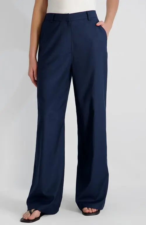 French Connection Wide Leg Twill Trousers