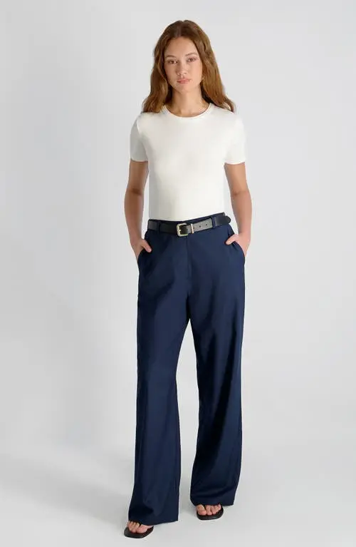 French Connection Wide Leg Twill Trousers