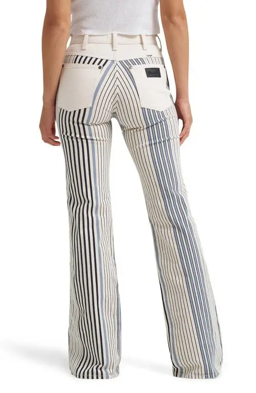 Wrangler Striped Wide Leg Jeans
