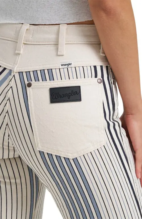 Wrangler Striped Wide Leg Jeans