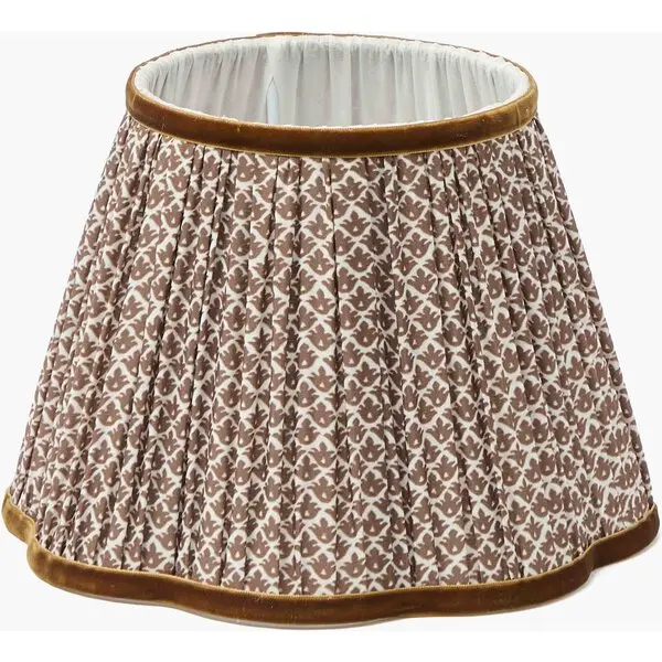 MRS. ALICE Lotus Lampshade - Brown