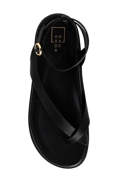 SHU SHOP Berry Ankle Strap Sandal - Black