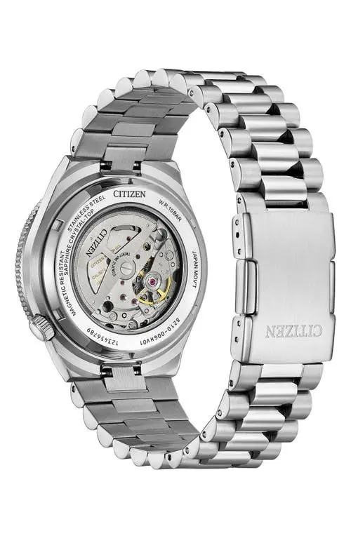 Citizen Tsuyosa Shore Silvertone Automatic Bracelet Watch
