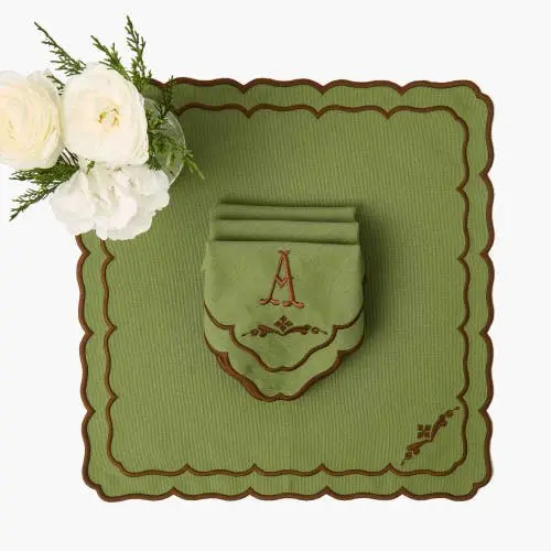MRS. ALICE Doris Napkins - Green