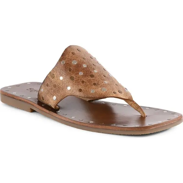 Seychelles Keep Your Secrets Studded Sandal - Tan