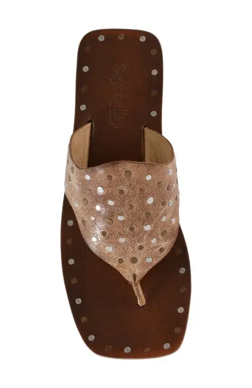 Seychelles Keep Your Secrets Studded Sandal - Tan
