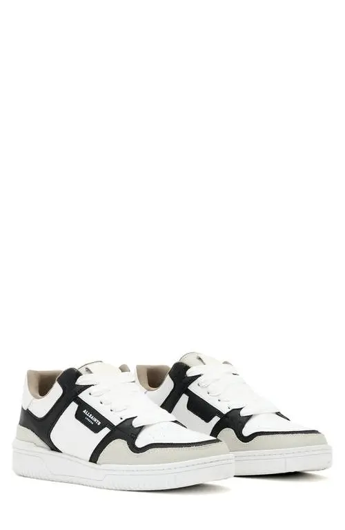 ALLSAINTS Regan Plus Low Top Sneaker - Stone White