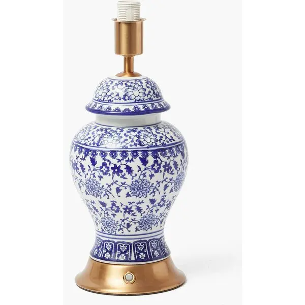 MRS. ALICE Chinoiserie Rechargeable Lamp - Blue
