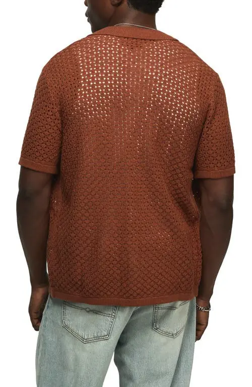 Lucky Brand Open Stitch Button-up Shirt - Tortoise Shell