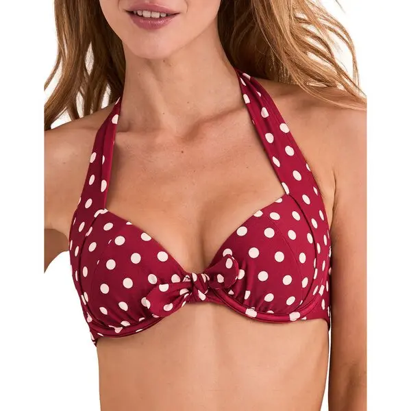 ADORE ME Shelbie Swimwear Swimwear Top - Dot Red