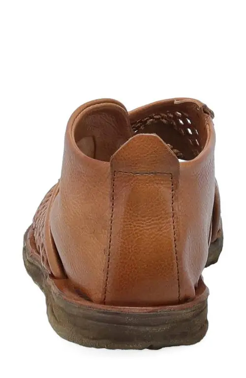 A.S.98 Reiley Perforated Sandal - Whiskey
