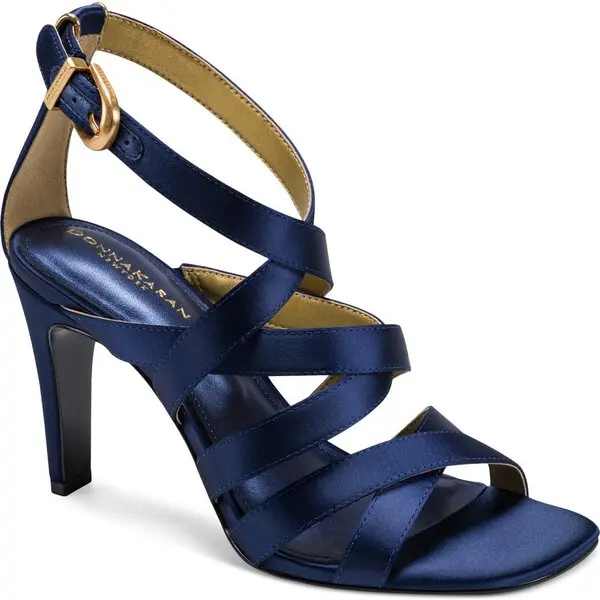 Donna Karan New York Briarrose Ankle Strap Sandal - Nightfall Blue