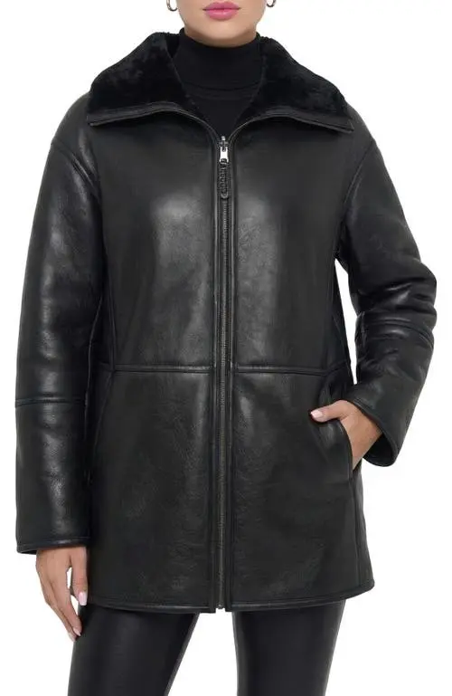 Gorski Reversible Genuine Shearling Jacket