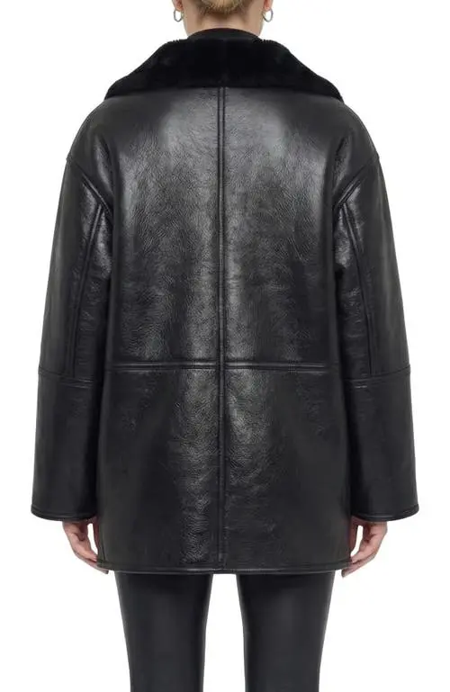 Gorski Reversible Genuine Shearling Jacket