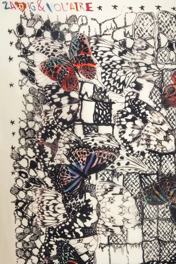 Zadig&Voltaire Blondie 135 Silk Scarf