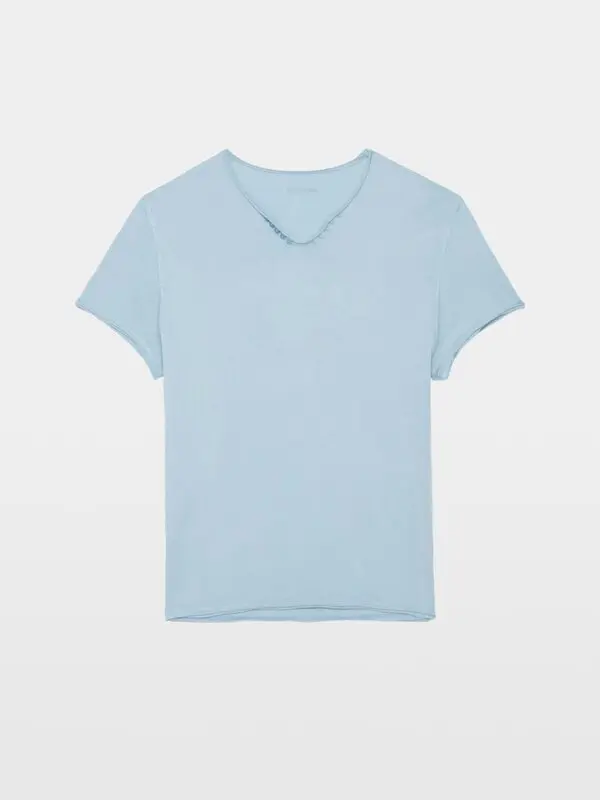 Zadig&Voltaire Henley Monastir T-shirt - Cloud
