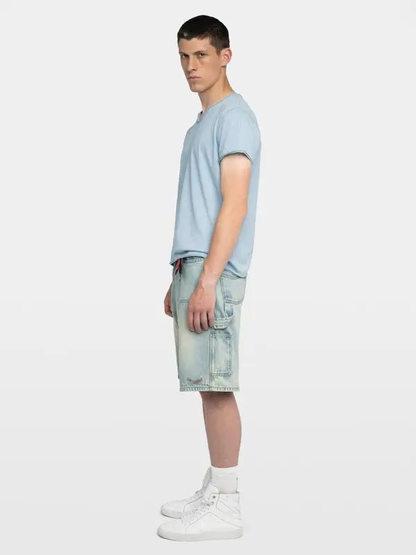 Zadig&Voltaire Henley Monastir T-shirt - Cloud