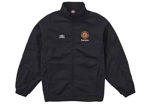 Supreme Umbro Cotton Ripstop Track Jacket Ss26 - Black
