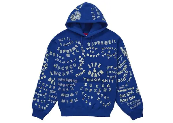 Supreme Too Deadly Hooded Sweatshirt