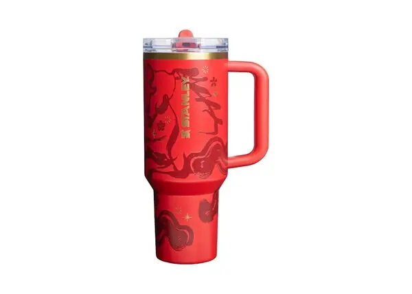 STANLEY The Lunar New Year Protour Flip Straw Quencher 40oz Tumbler - Red Stallion