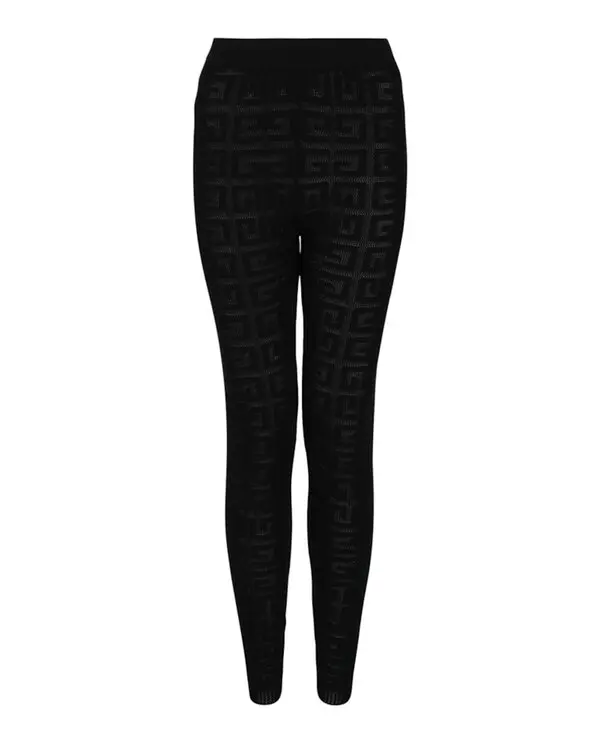 Givenchy 4g Jacquard Leggings - Black