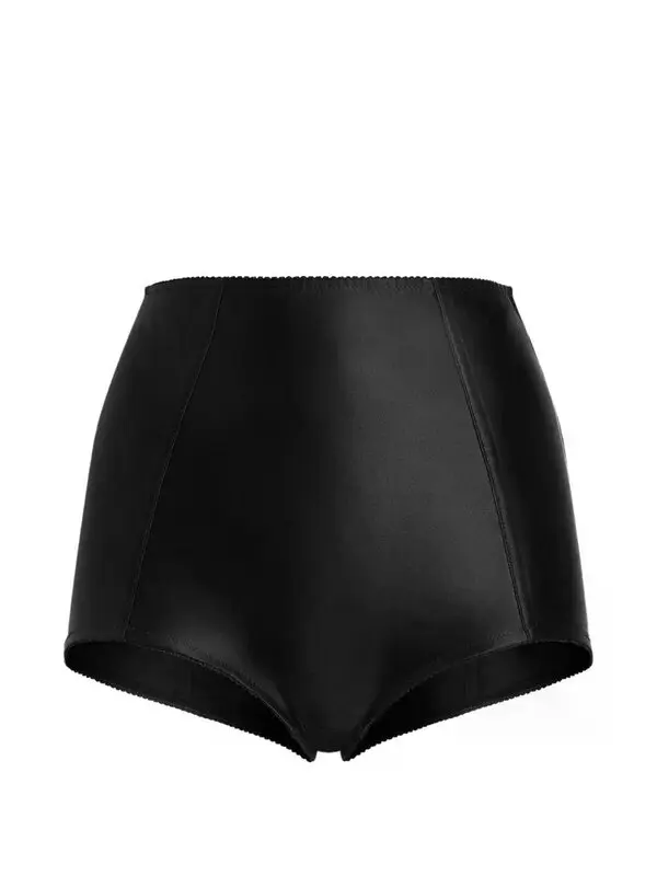Dolce & Gabbana Satin Culottes Shorts - Black