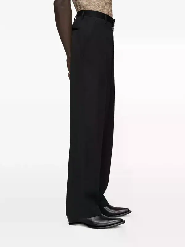 MAISON MARGIELA Dropped Rise Wool Trousers