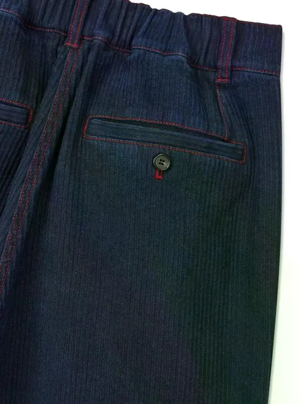 STUDIO TOMBOY Elasticated-waist Wide Leg Jeans