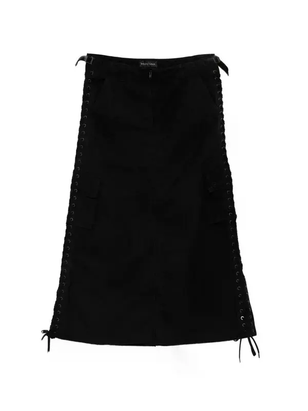 Balenciaga Cargo Drawstring Skirt