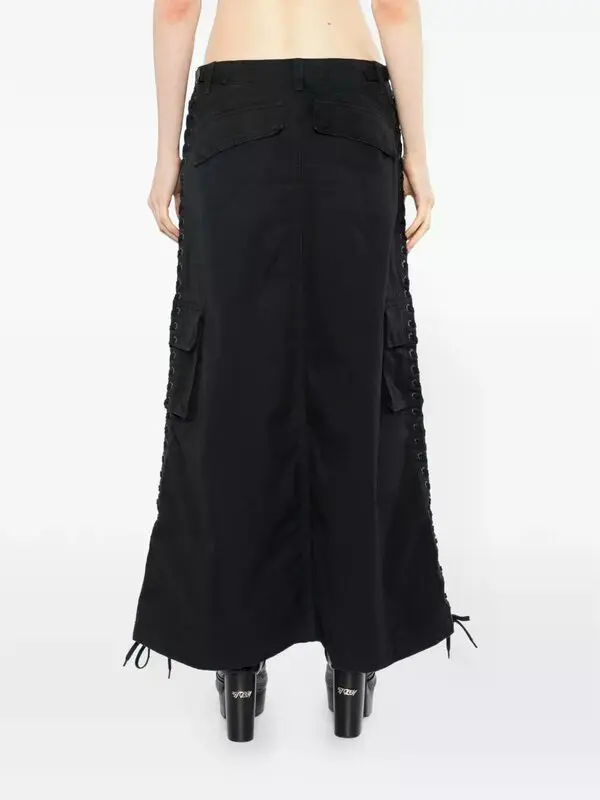 Balenciaga Cargo Drawstring Skirt