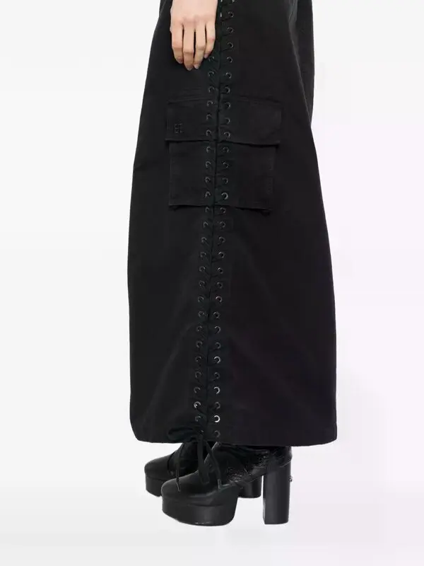 Balenciaga Cargo Drawstring Skirt